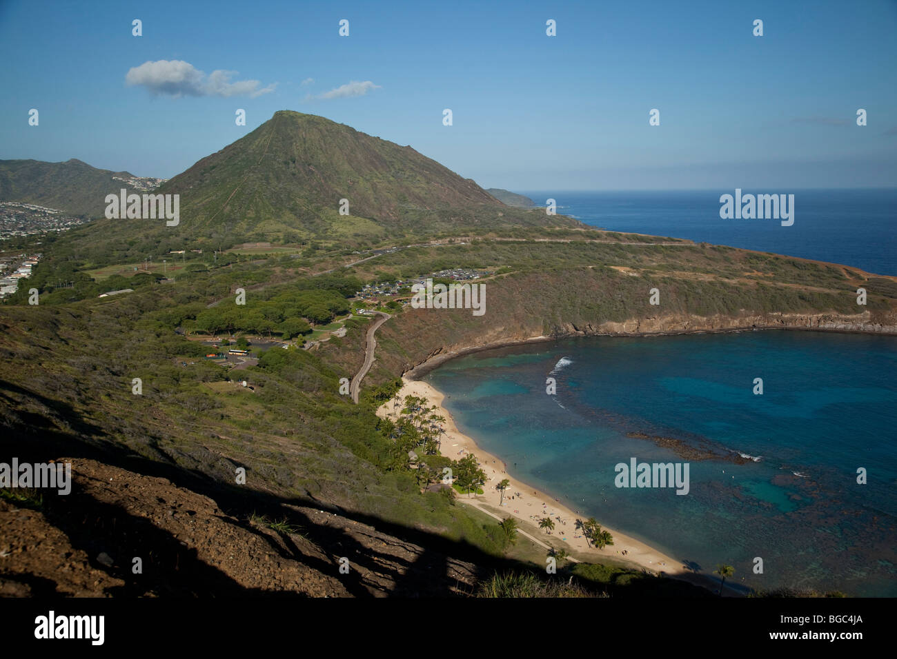 Hanauma Bay, Honolulu, Oahu, Hawaii Stock Photo - Alamy