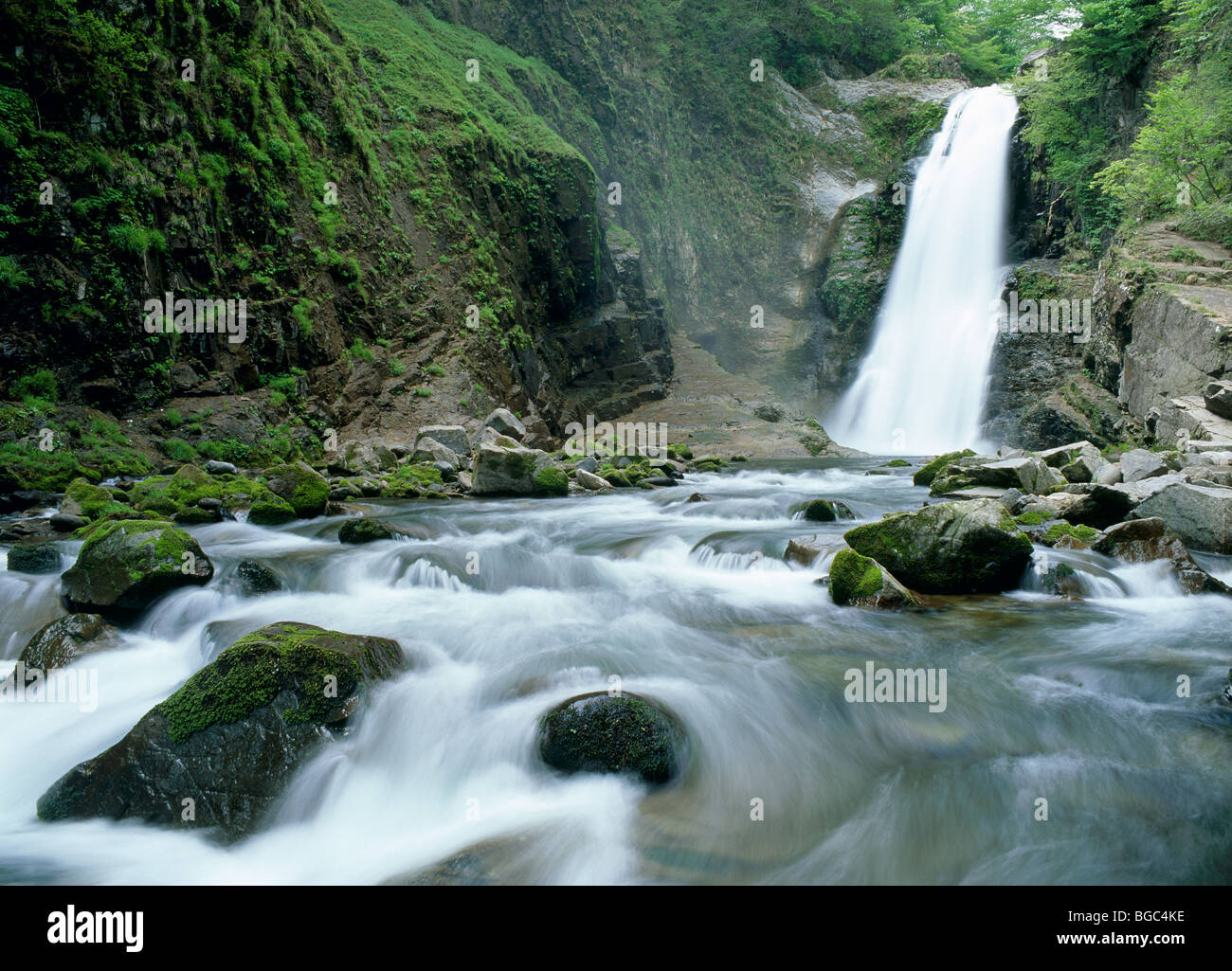 Akiho Great Falls, Sendai, Miyagi, Japan Stock Photo - Alamy