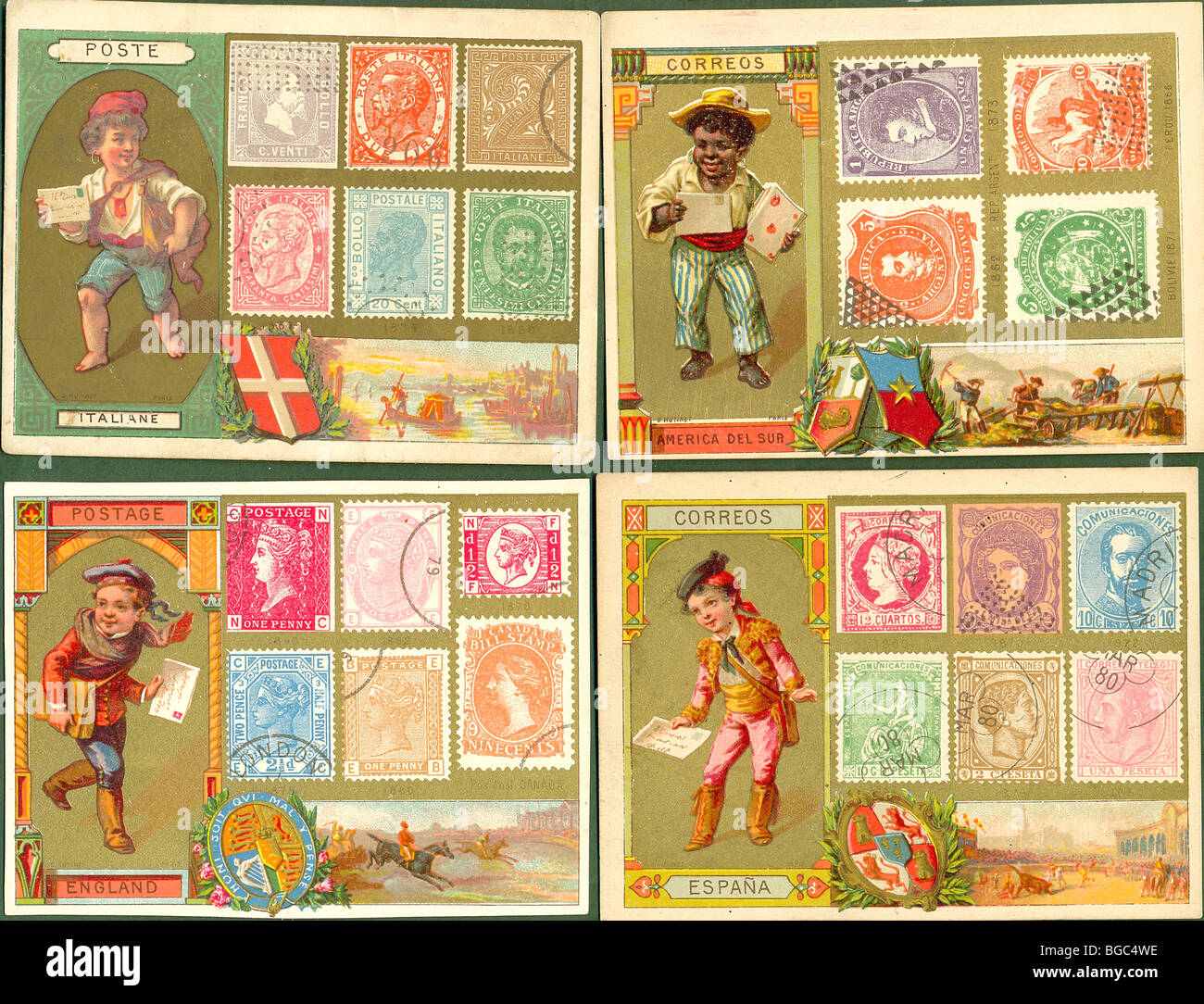 Victorian postage stamps hi-res stock photography and images - Alamy