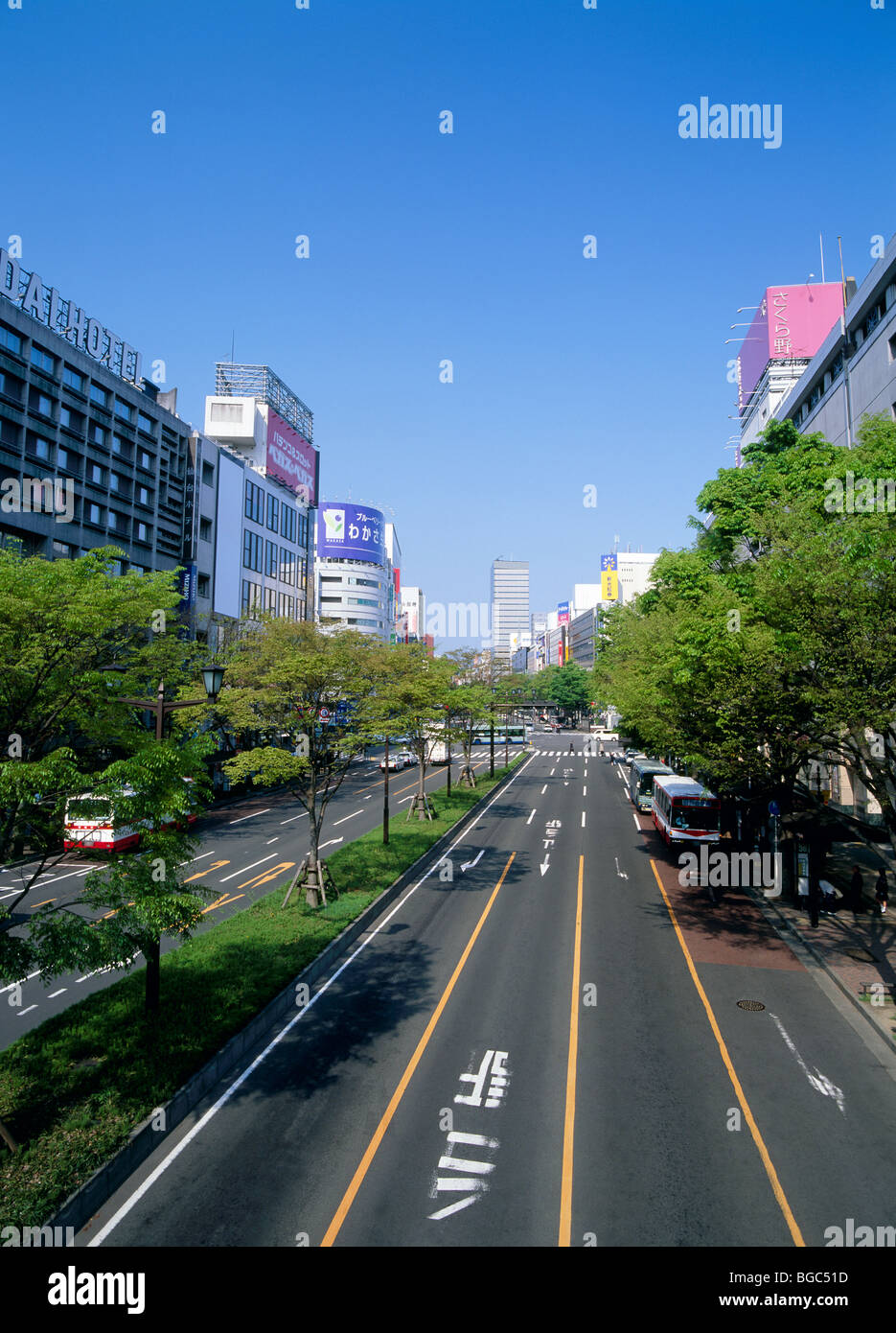 Aoba Street, Sendai, Miyagi, Japan Stock Photo - Alamy