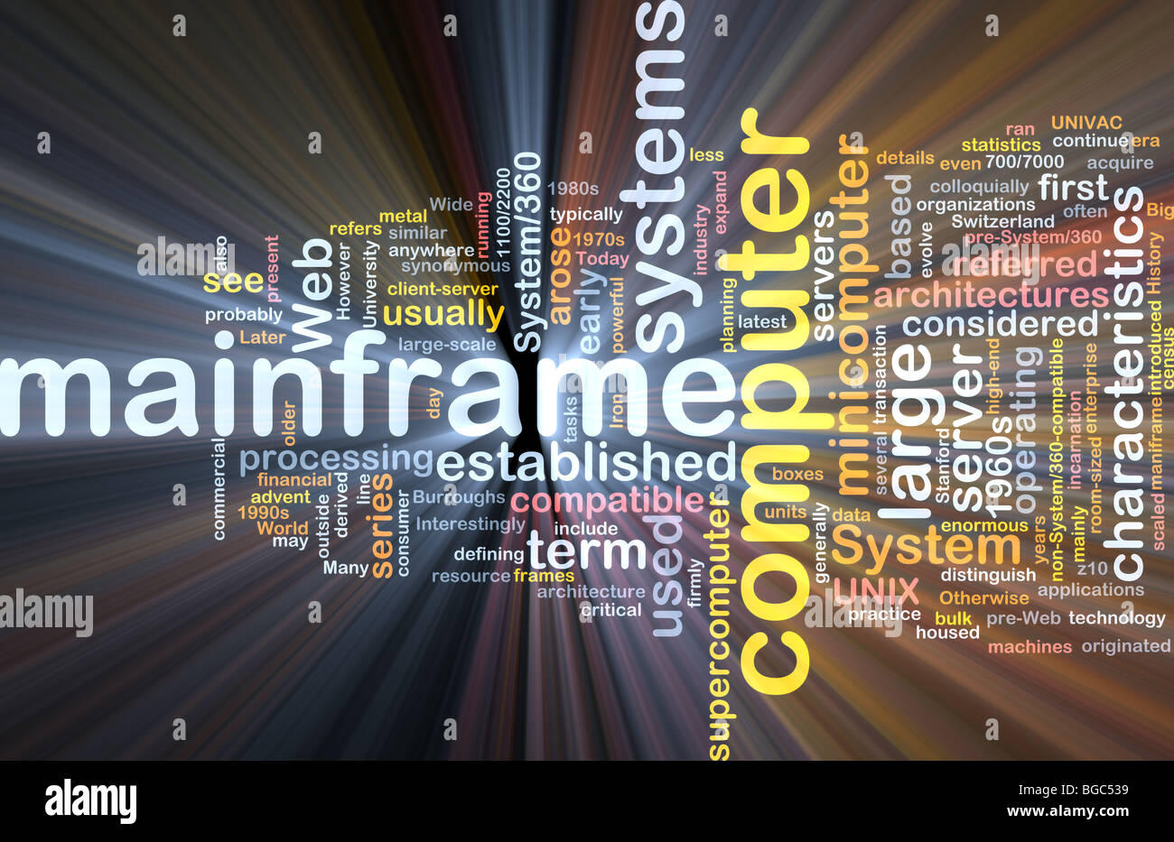 Mainframe computer processing room hi-res stock photography and images ...