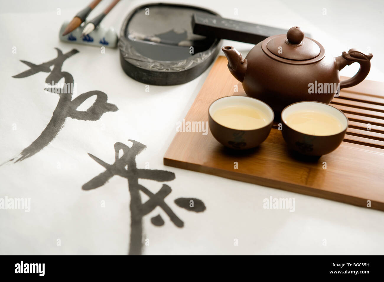 Chinese calligraphy set hi-res stock photography and images - Alamy