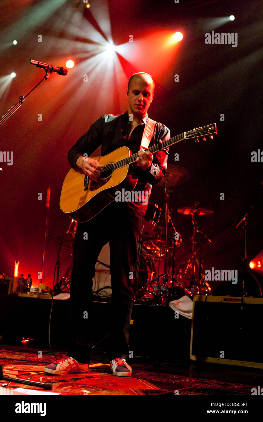 Milow, Belgian singer and songwriter, live in the Lucerne Hall of the ...