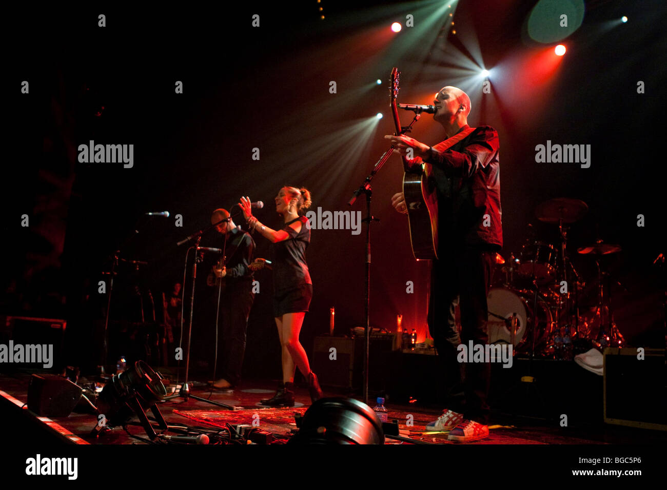 Milow, Belgian singer and songwriter, live in the Lucerne Hall of the ...