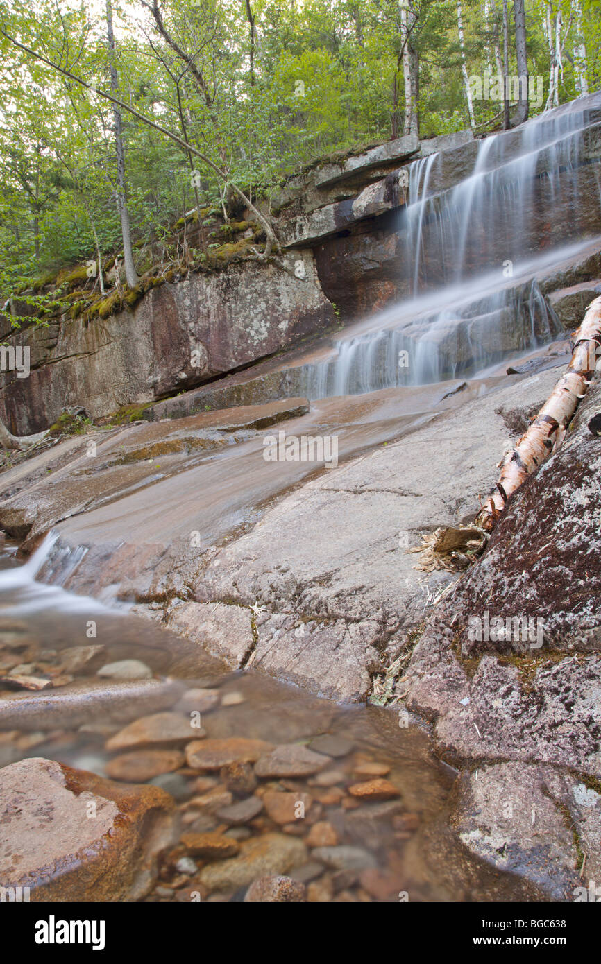 Champney Falls during the spring months. Located on Champney Brook next ...