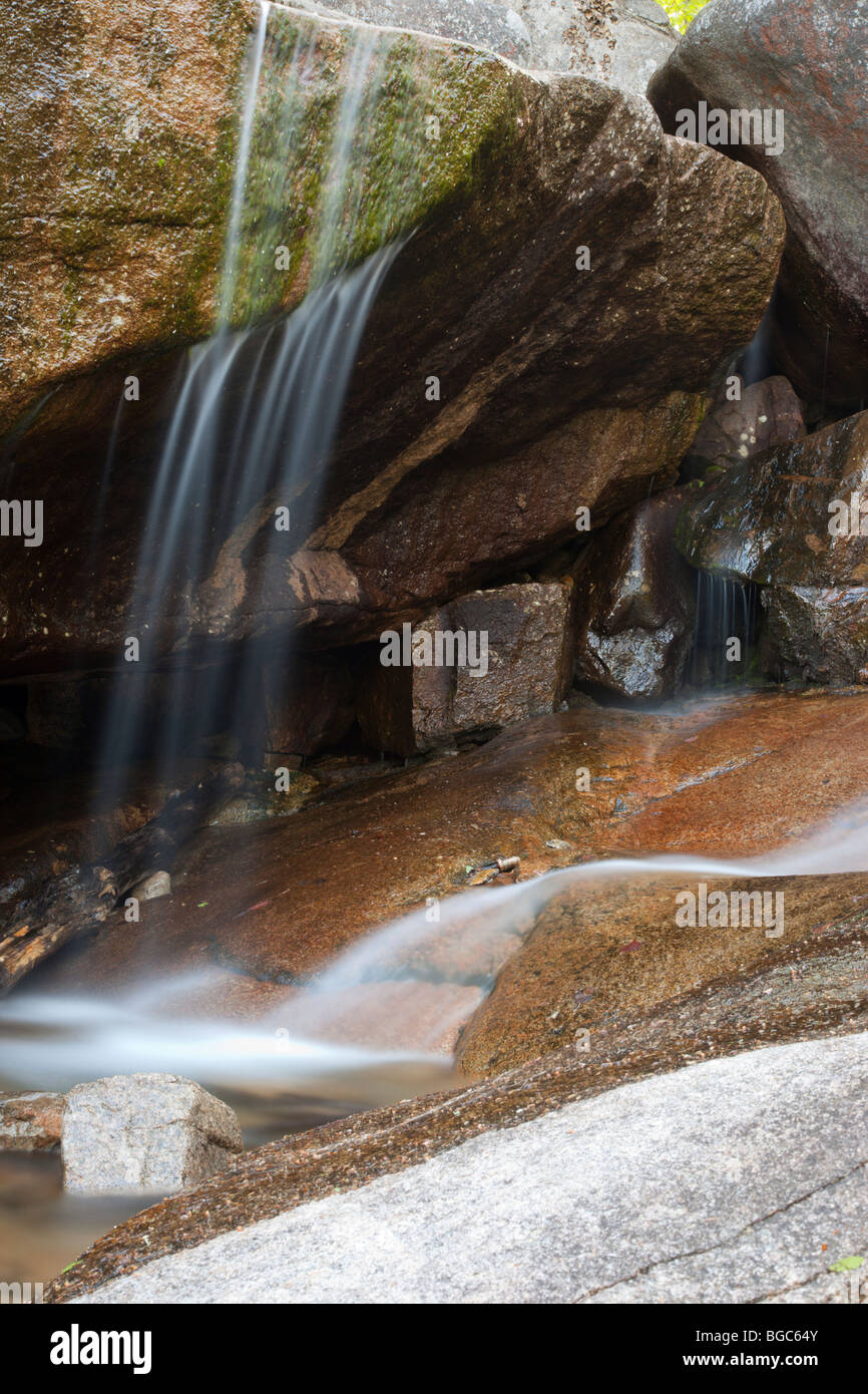 Champney Falls during the spring months. Located on Champney Brook next ...