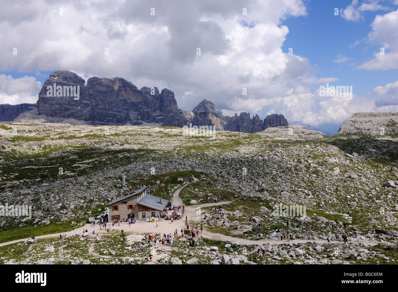 Lavaredo Hut, Alta Pusteria, Sexten Dolomites, South Tyrol, Italy ...