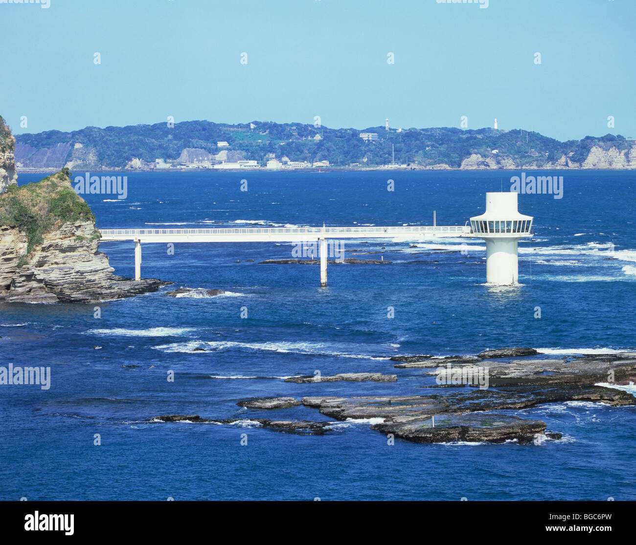 Katsuura Observation Underwater Tower, Katsuura, Chiba, Japan Stock ...