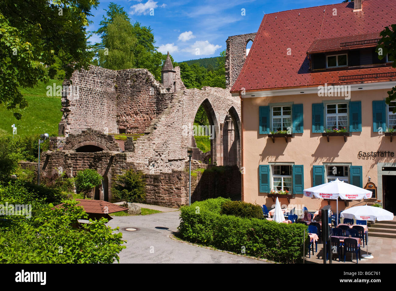 Klosterruine Allerheiligen monastery ruins, Oppenau, Black Forest ...