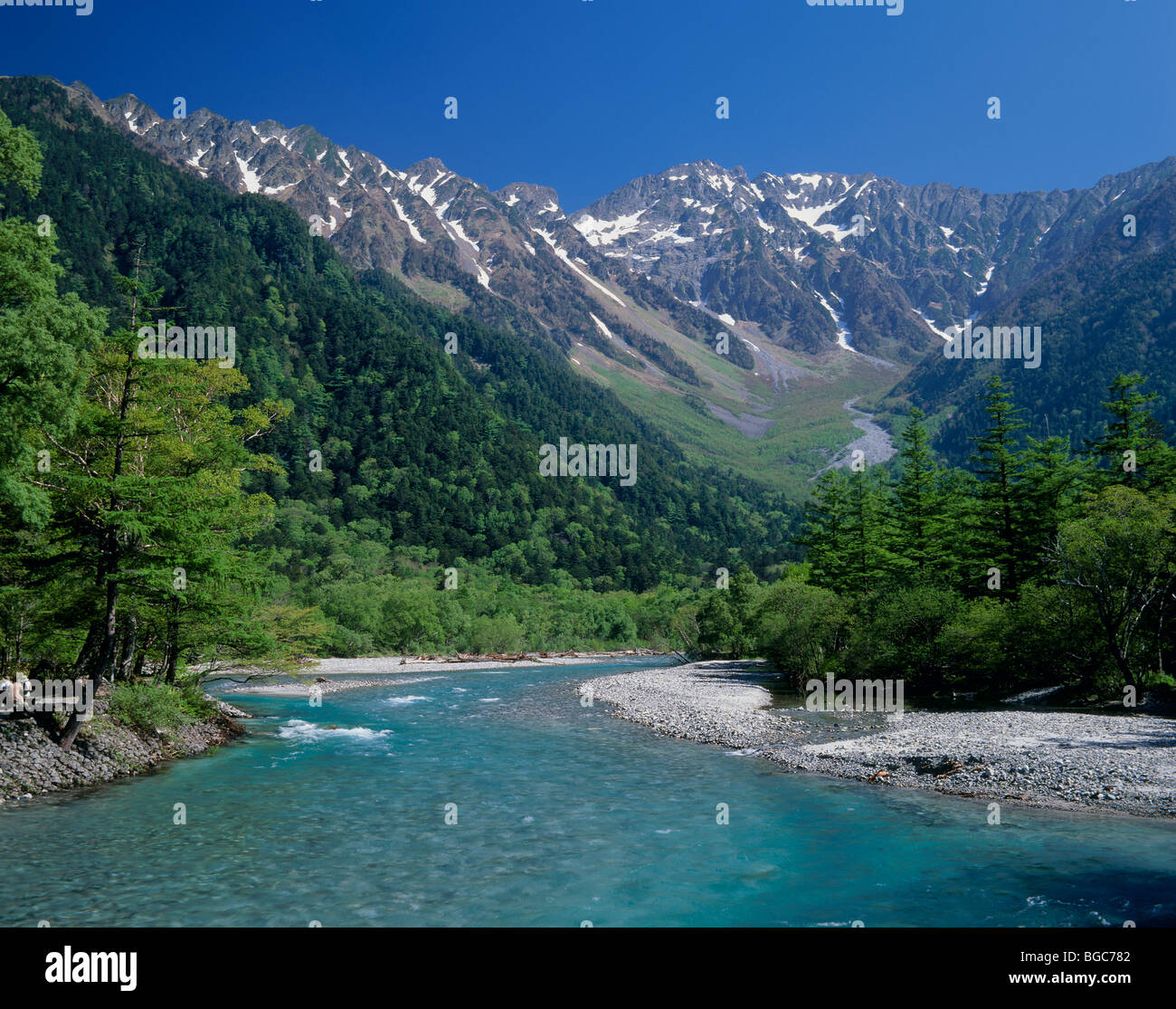 Azusa River, Matsumoto, Nagano, Japan Stock Photo - Alamy
