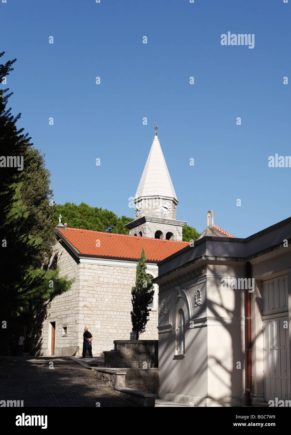 St. James' Church, Opatija, Abbazia, Istria, Croatia, Europe Stock ...
