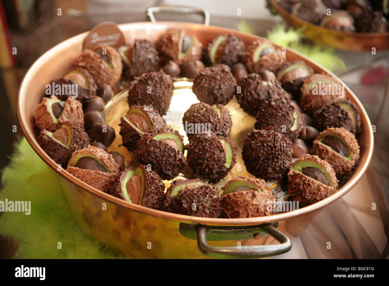 Chocolate Chestnuts, France Stock Photo - Alamy