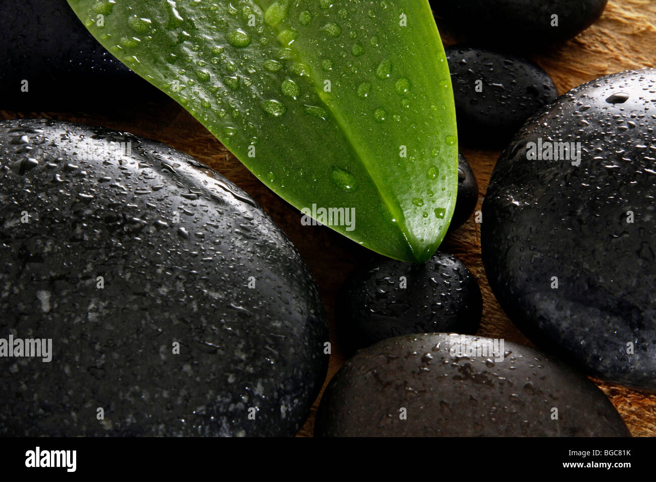 Hot stones, basalt massage stones Stock Photo - Alamy