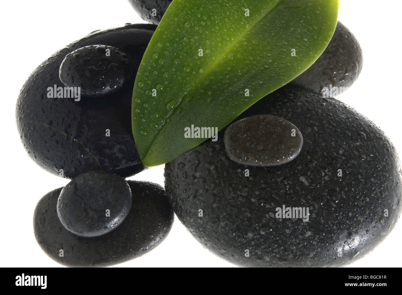 Hot stones, basalt massage stones Stock Photo - Alamy
