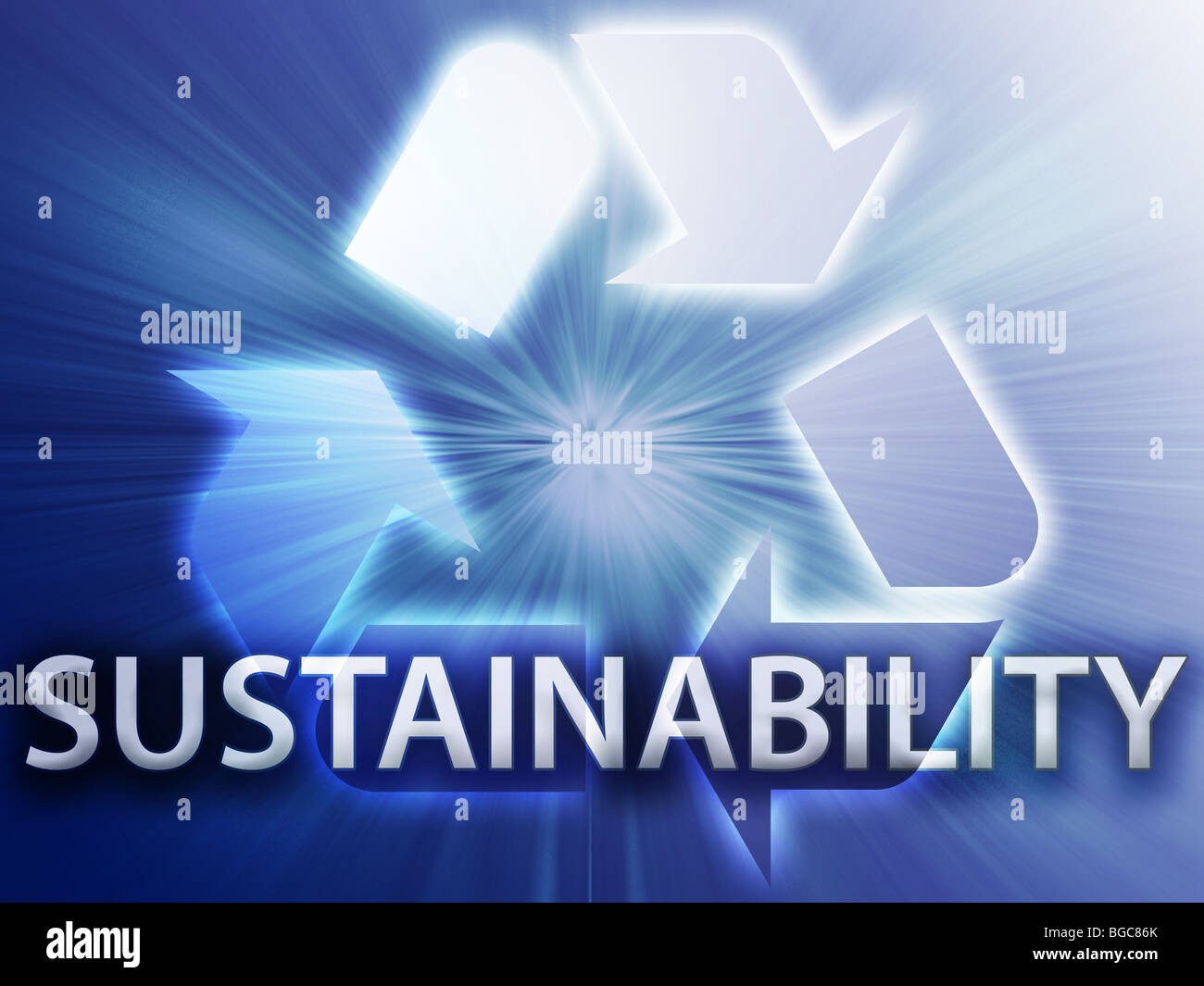 Recycling symbol, eco environment friendly sustainability illustration ...