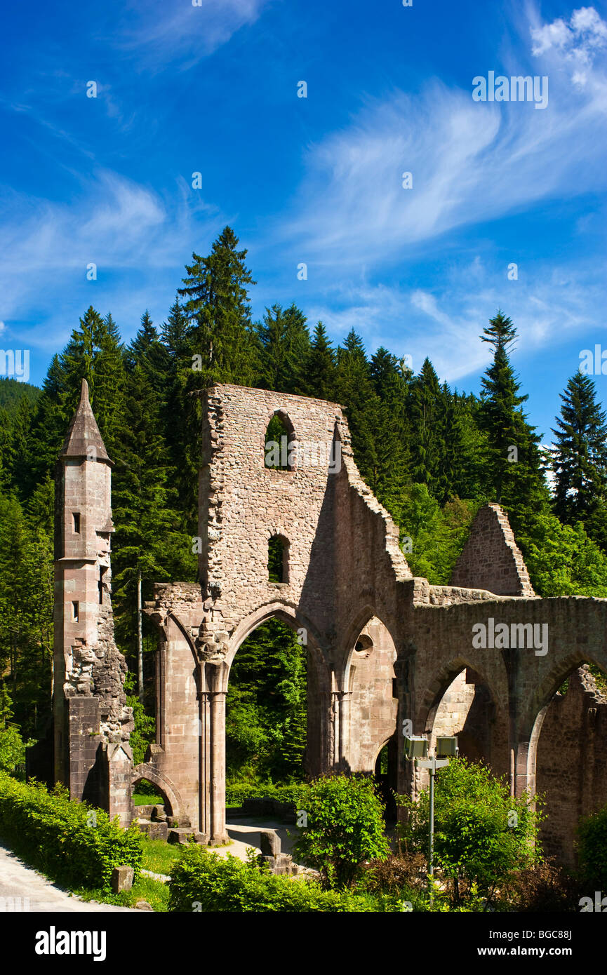 Klosterruine Allerheiligen monastery ruins, Oppenau, Black Forest ...