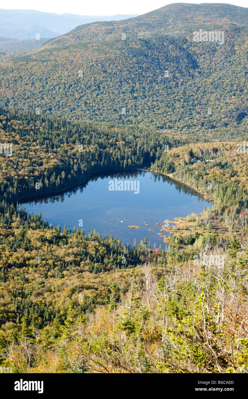 Lonesome Lake from Hi-Cannon Trail. This trail leads to the summit of ...