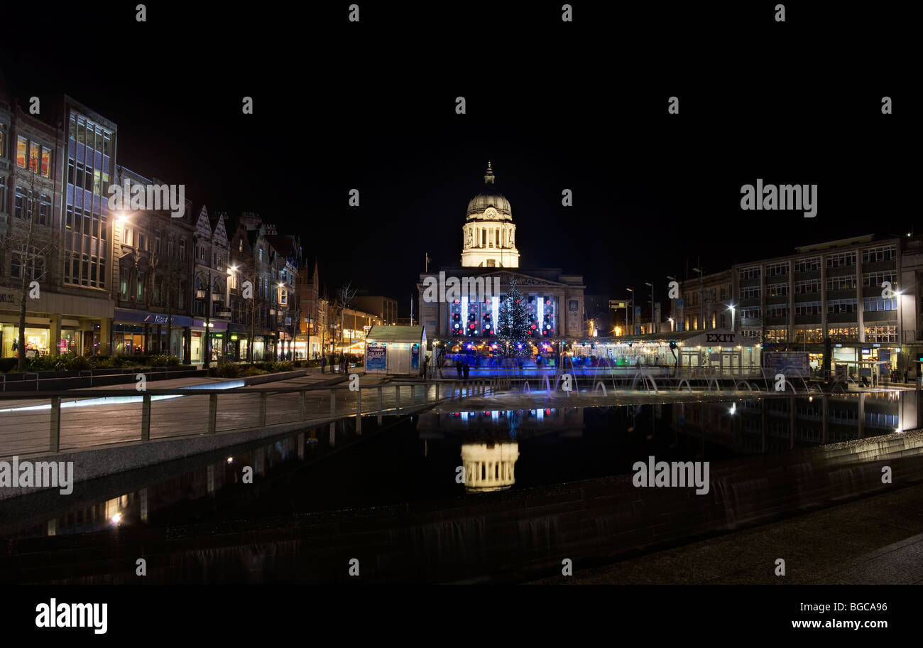 Christmas evening on ice rink hi-res stock photography and images - Alamy