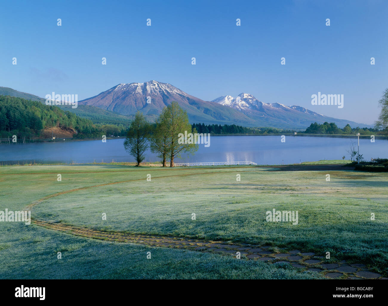 Mount Kurohime and Mount Myoko, Shinano, Nagano, Japan Stock Photo - Alamy