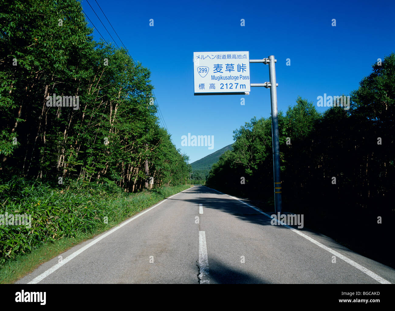 Mugikusa Pass, Chino, Nagano, Japan Stock Photo - Alamy