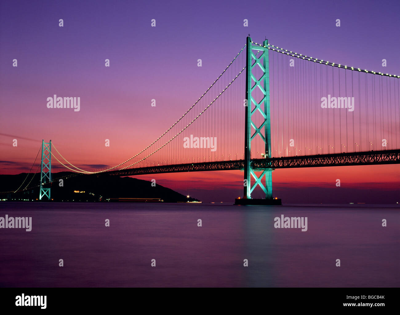 Akashi Kaikyo Bridge, Kobe, Hyogo, Japan Stock Photo - Alamy