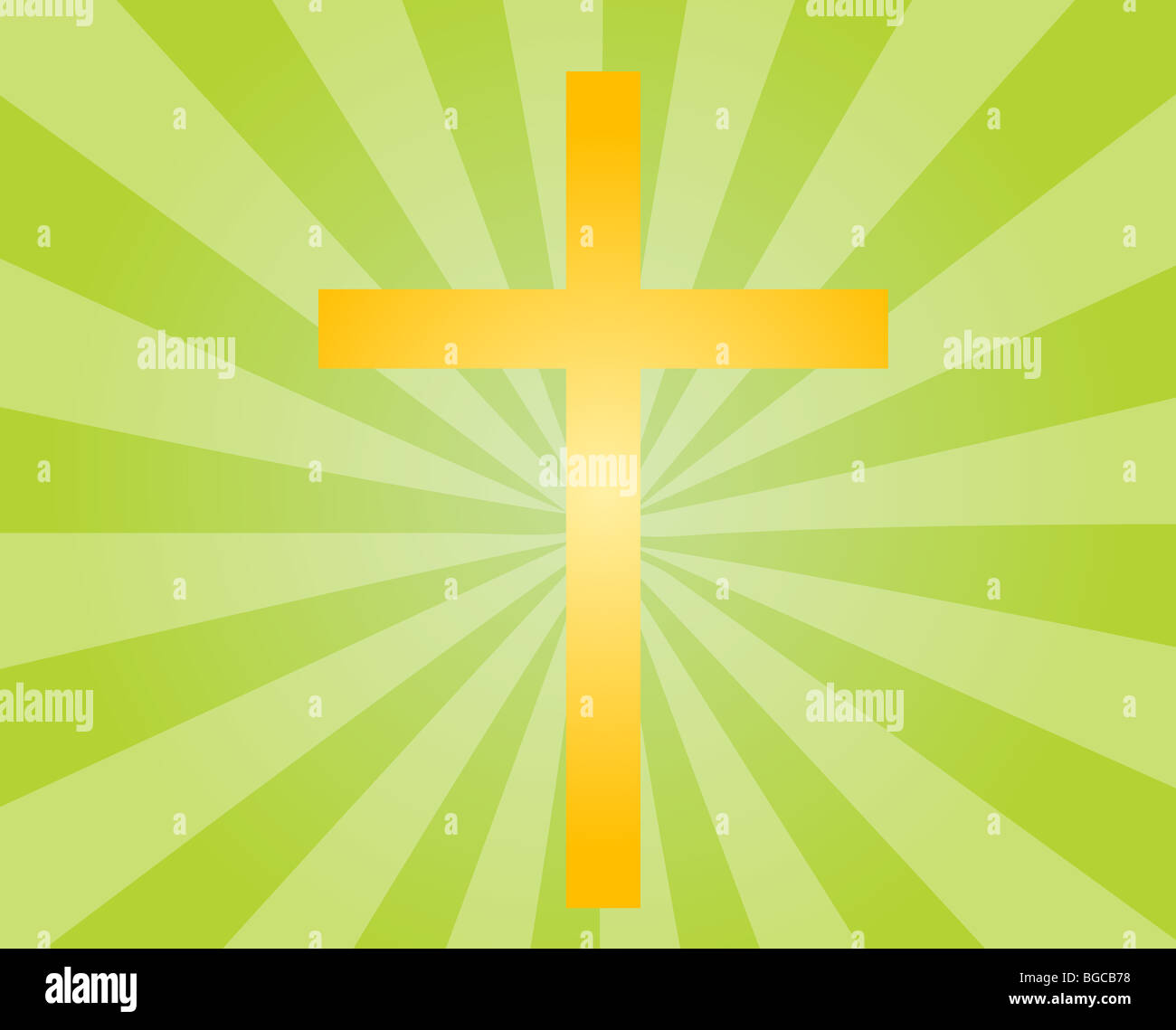 Christian church cross, religious spiritual symbol illustration Stock ...