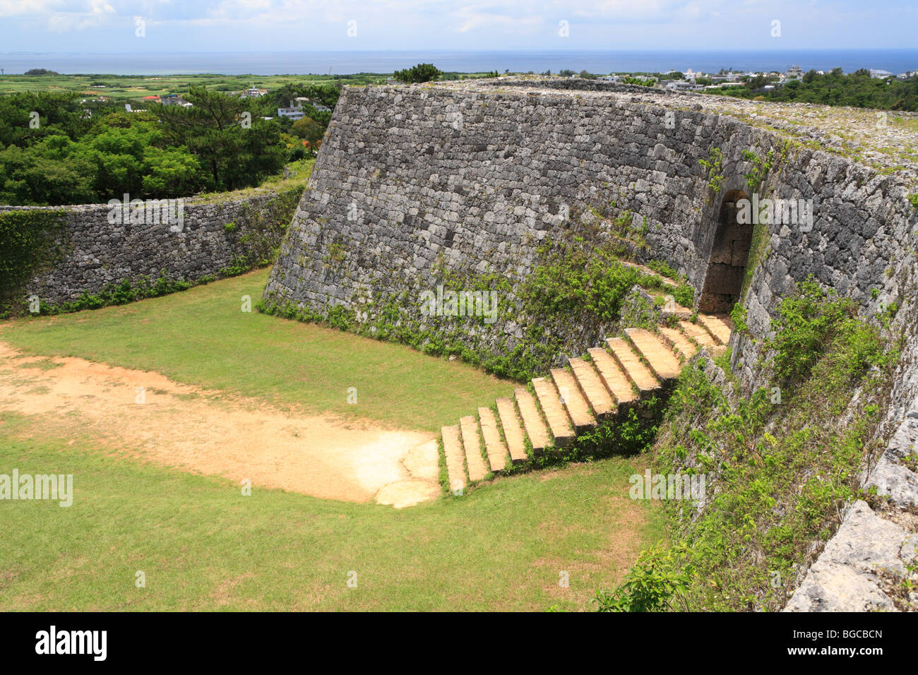 Zakimi Castle, Yomitan, Okinawa, Japan Stock Photo - Alamy
