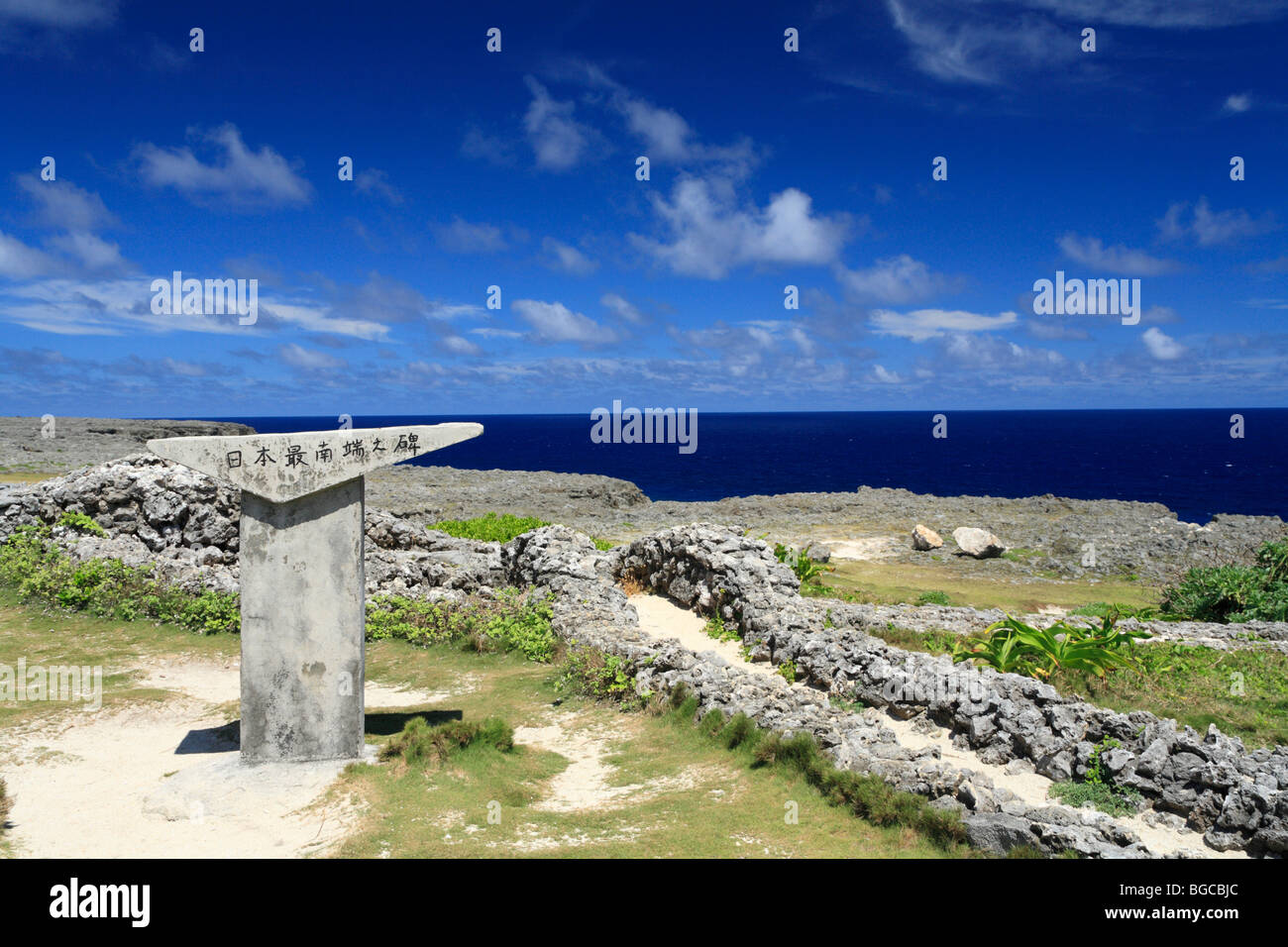 Southernmost Monument, Hateruma Island, Taketomi, Okinawa, Japan Stock ...