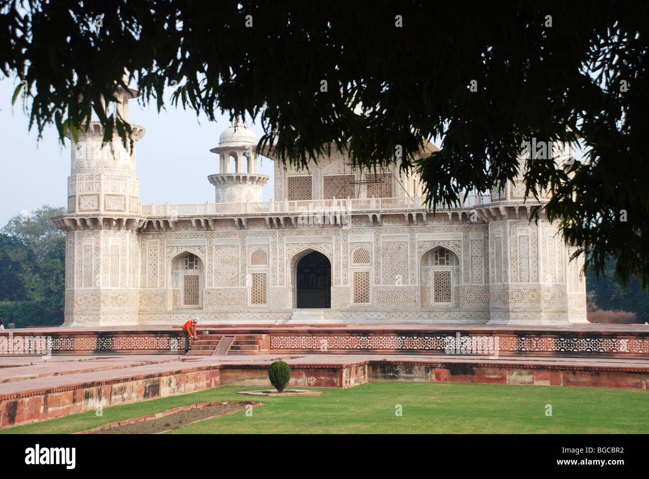 This is tomb of Mirza Ghiyas Beg and wife Asmat Begum. He was father of ...