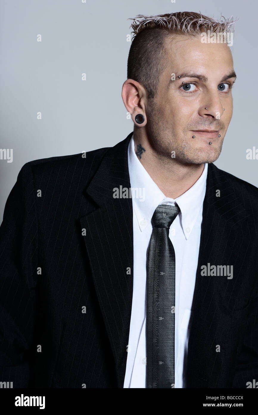 Punk Black Tie High Resolution Stock Photography and Images - Alamy