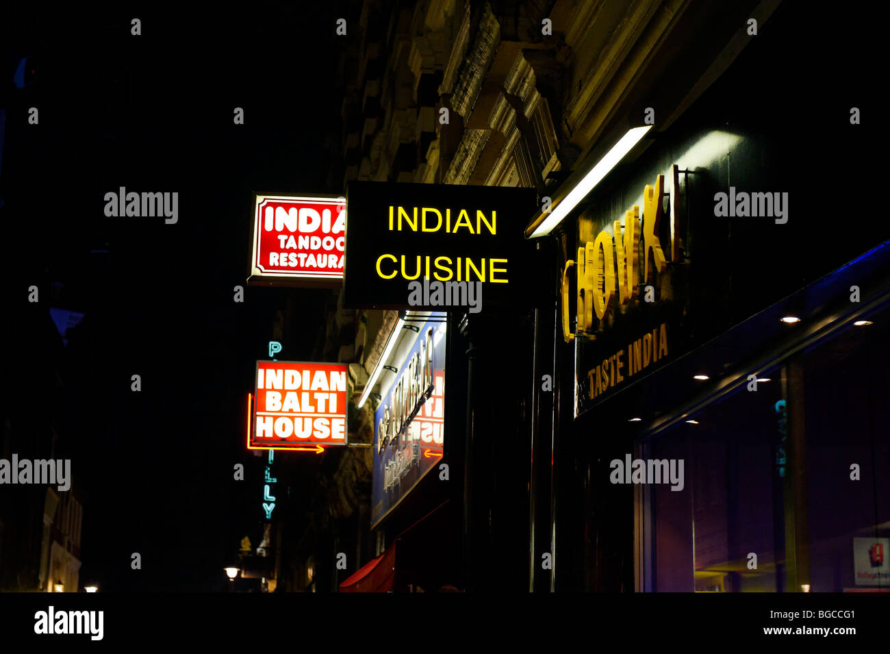 Indian restaurant sign hi-res stock photography and images - Alamy
