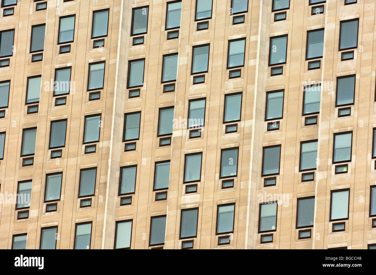 Rows of windows in a London office building Stock Photo - Alamy