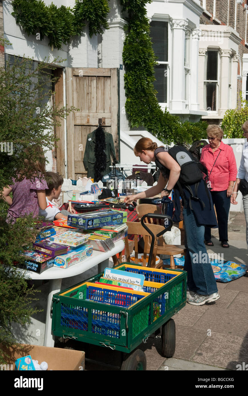 Selling in the street - the annual street sale of the North St ...