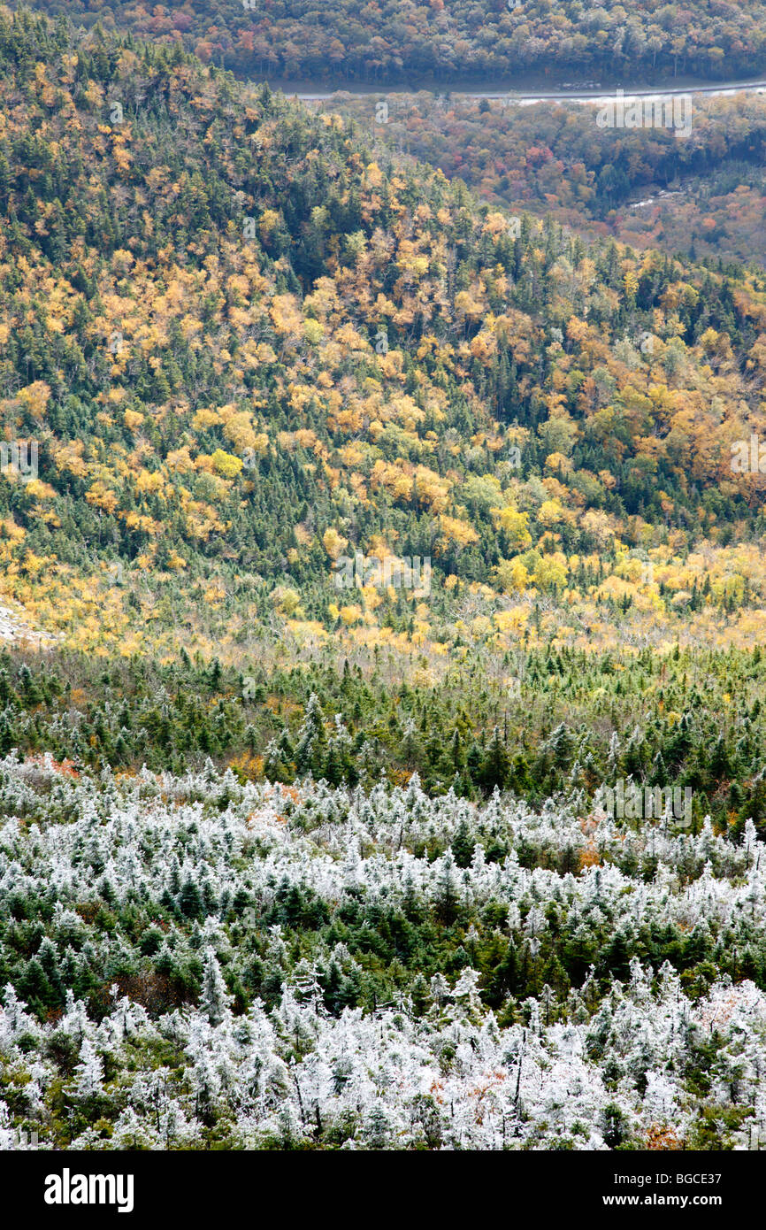 Franconia Notch State Park - Scenic views along the Rim Trail on the ...