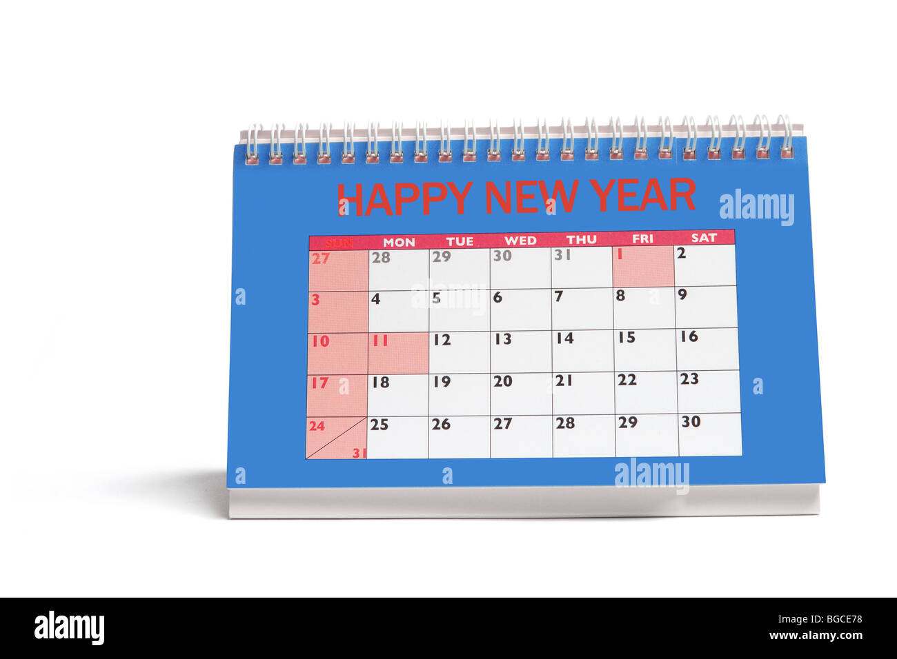 Desk calendar cutout Cut Out Stock Images & Pictures - Alamy