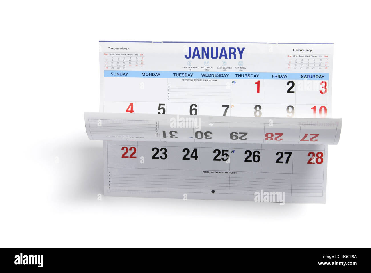 Months calendar hi-res stock photography and images - Alamy