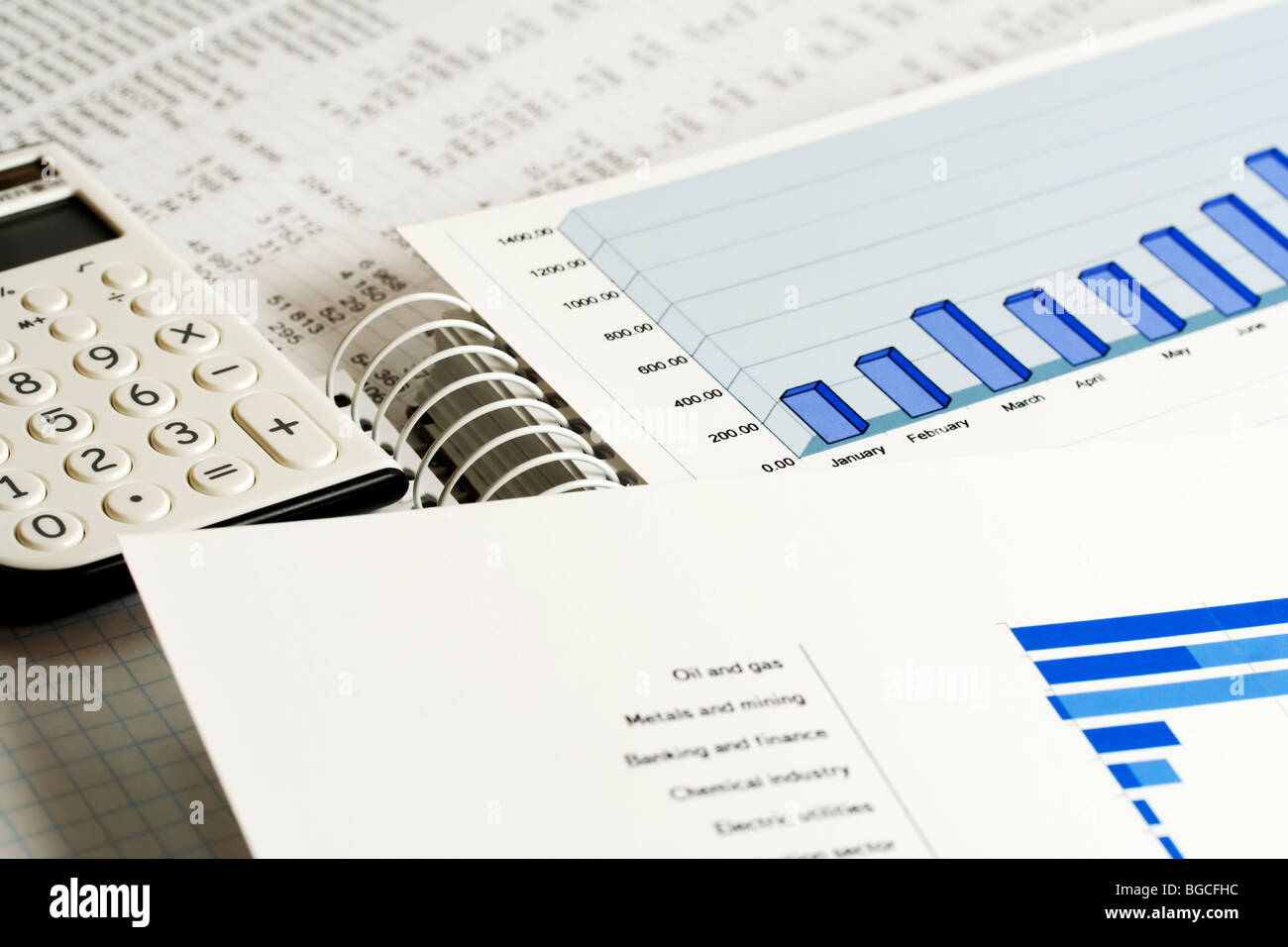 Stock market reports Stock Photo - Alamy