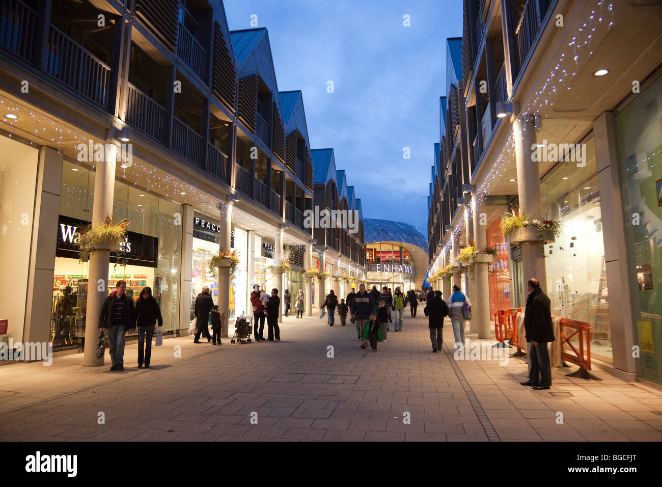 The Arc shopping centre at Bury St Edmunds in Suffolk UK Stock Photo ...