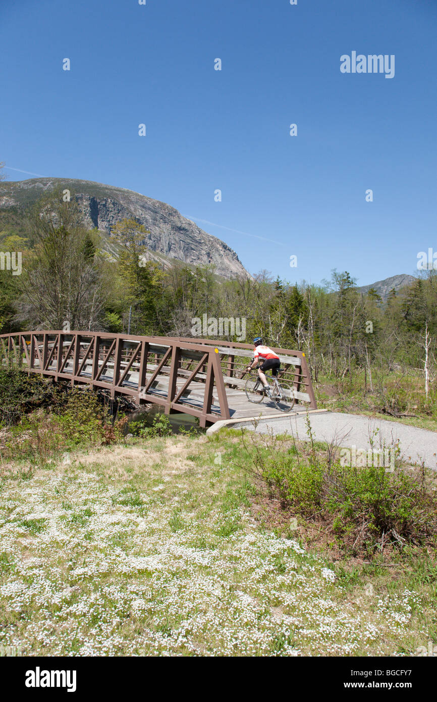 Franconia Notch State Park - Scenic view along the Franconia Notch Bike ...
