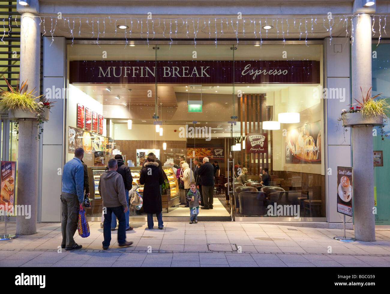 Muffin Break shop Stock Photo - Alamy