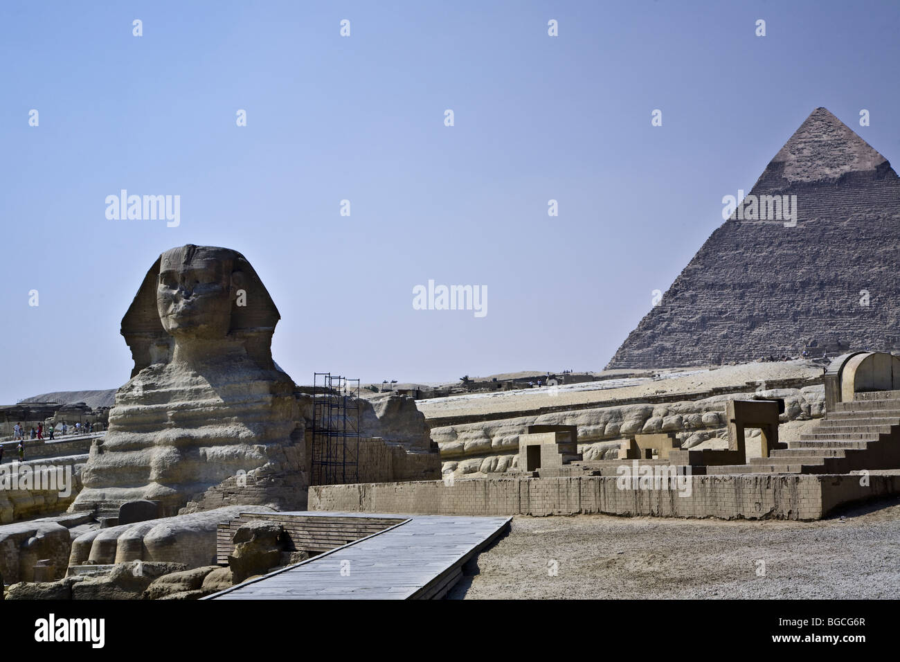 The Sphinx is a huge limestone carving created more than 4000 years ago ...
