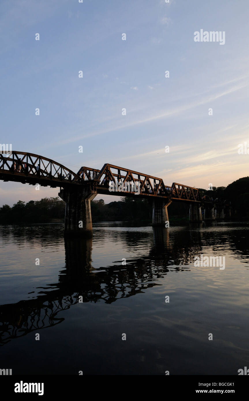 Thailand; Kanchanaburi; The Bridge over the River Kwai Stock Photo - Alamy