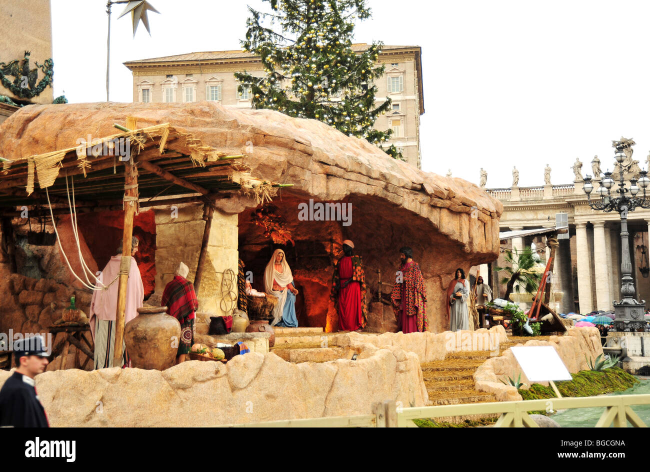 representation of nativity a Christmas tradition in Saint Peter square ...