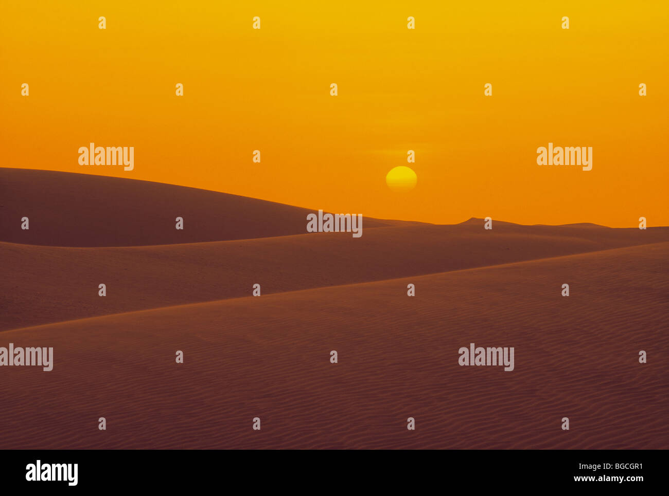 Dunes at sunset, Coro, Falcon State, Venezuela ( Médanos de Coro Stock ...