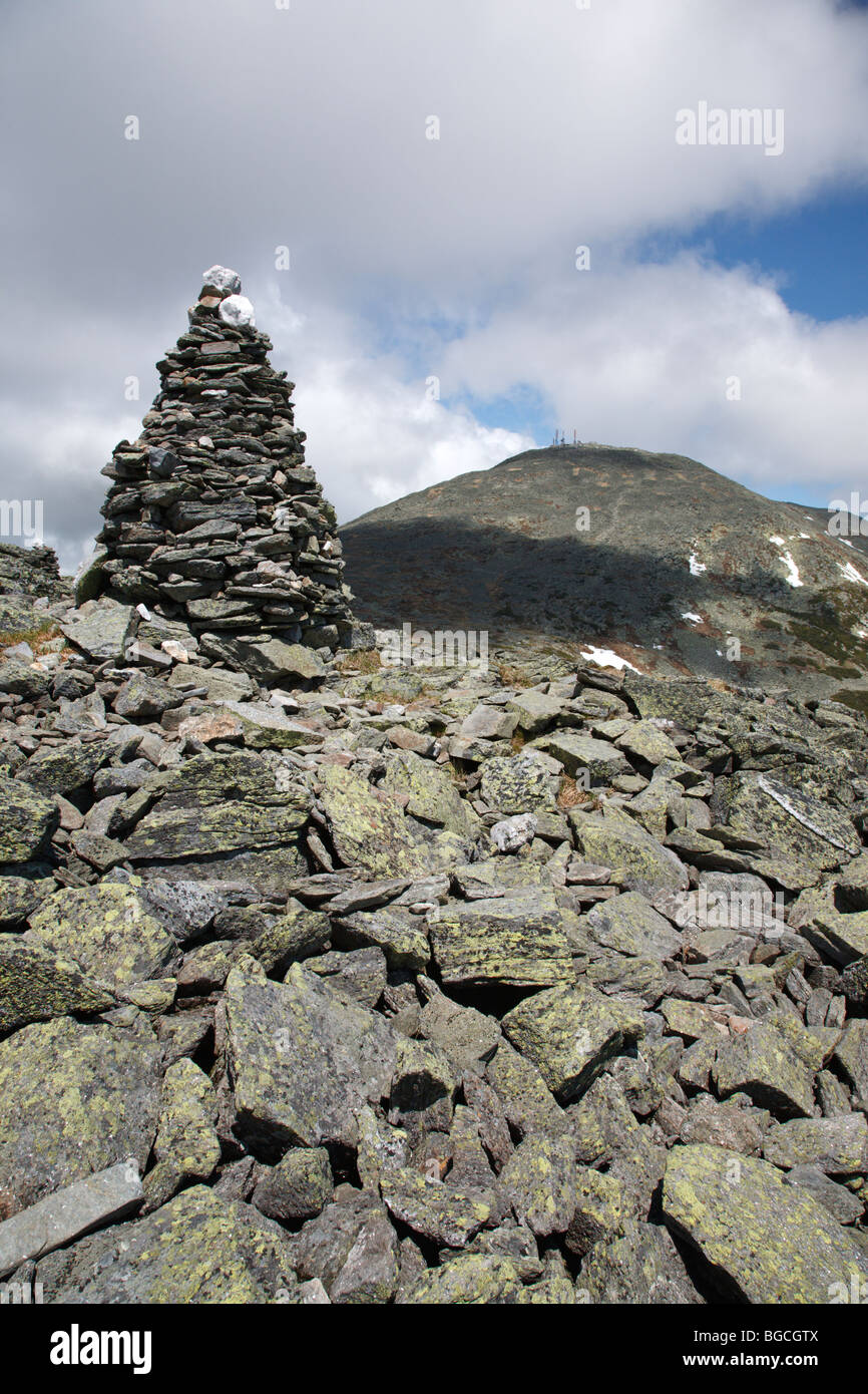 Mount Washington from Davis Path. Located in the White Mountains, New ...
