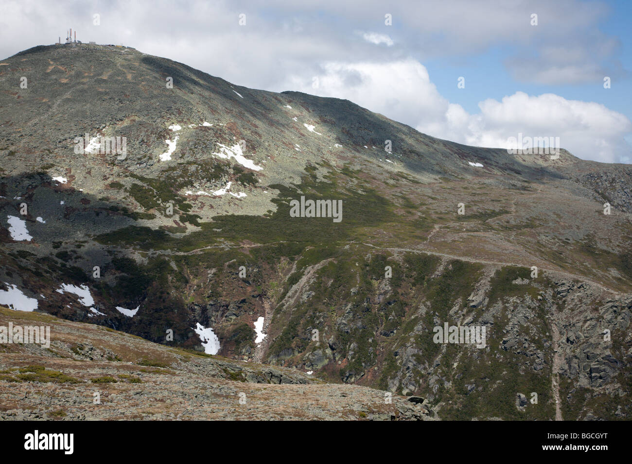 Mount Washington from the summit of Boott Spur Mountain during the ...