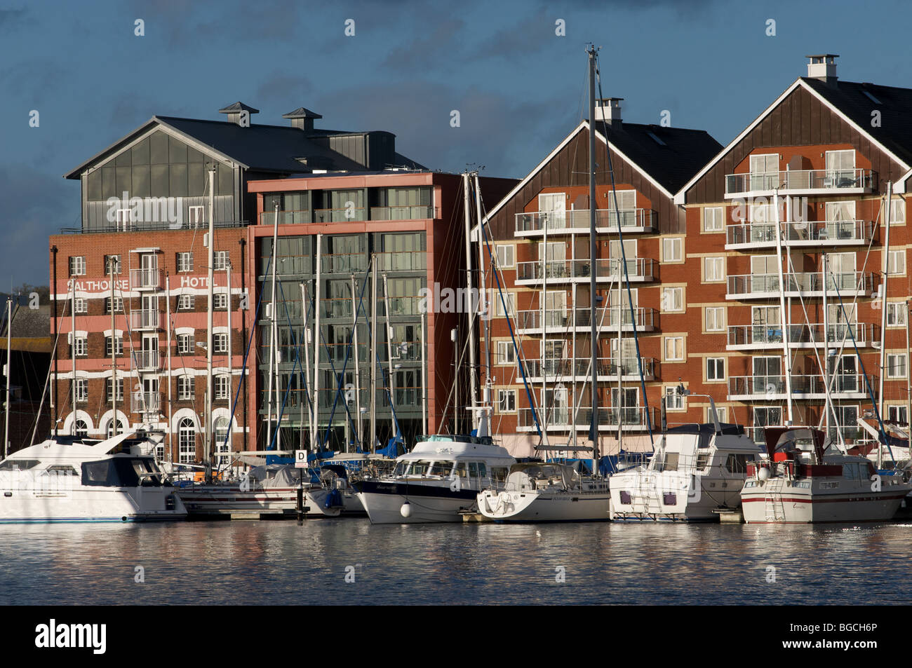 Salt House Harbour hotel, Neptune Quay, Ipswich, Suffolk, UK Stock ...