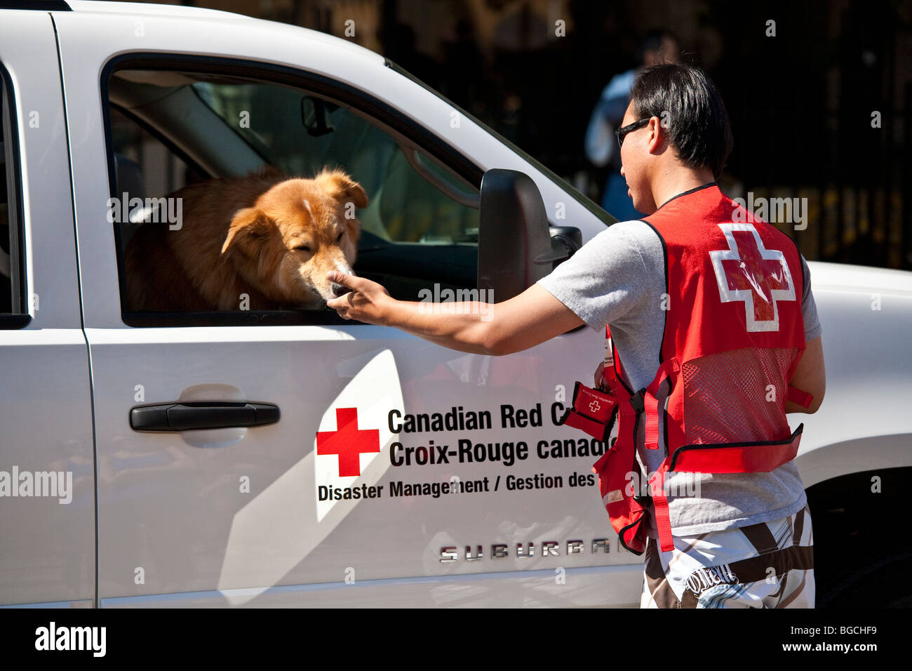 Canadian red cross hi-res stock photography and images - Alamy