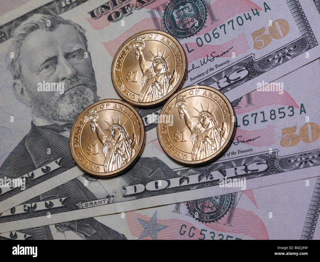 United states fifty dollar bill hi-res stock photography and images - Alamy