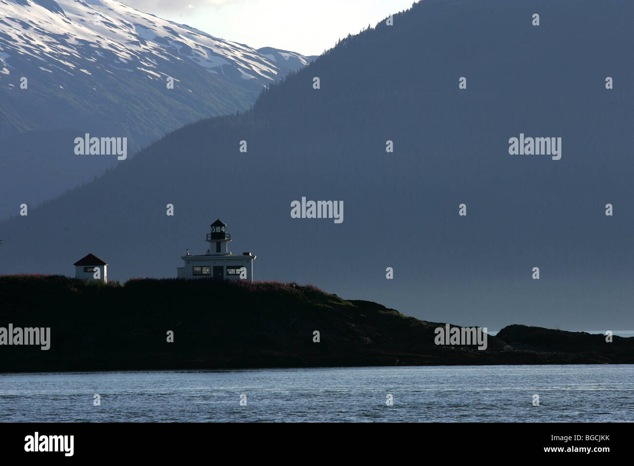 Point Retreat Lighthouse, lighthouse of Admiralty Island, Lynn Channel ...